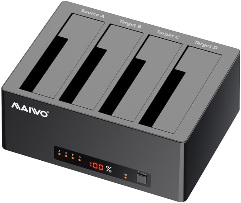 Amazon.com: MAIWO 4 Bay Hard Drive Docking Station with Offline Clone ...
