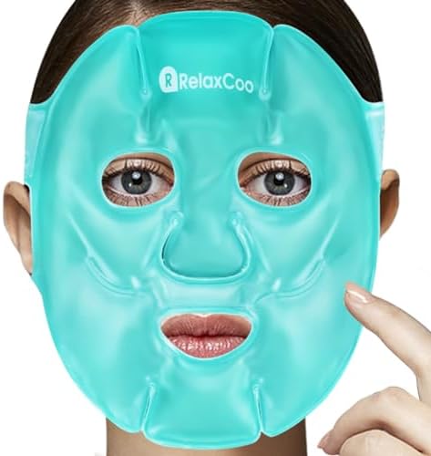Amazon.com : MR.ICE Gel Face Ice Pack Mask, 2 Cooling Masks for Face ...