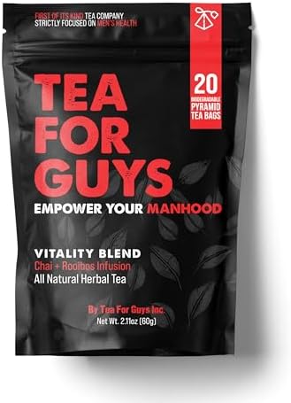 Amazon.com : Tea For Guys: Vitality Blend – Natural Support for ...