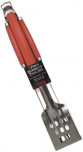 Amazon.com : Charcoal Companion Perfect Chef 3-piece Barbecue Tool Set ...