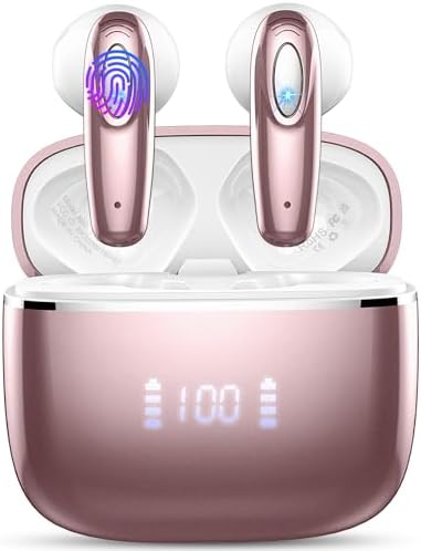 Amazon.com: Csasan Wireless Earbuds, 2024 Bluetooth Headphones 5.3 HiFi ...