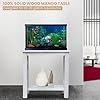 Amazon.com : Solid Wood Aquarium Stand - Supports 10 to 20 Gallon Tanks ...