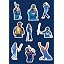 Rohit Sharma Stickers - 25 Pcs Waterproof, HD Printed Vinyl Stickers ...