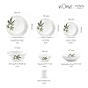 La Opala Opalware Dinner Set - 24 Pieces, White, Standard : Amazon.in ...