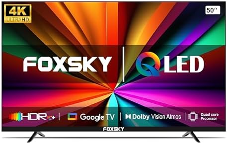 Kodak 126 cm (50 inches) Matrix Series 4K Ultra HD Smart QLED Google TV ...