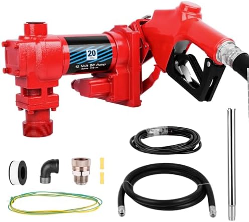 Amazon.com: Fuel Transfer Pump, 12V / 20 Gpm, Explosion-Proof Fuel Pump ...