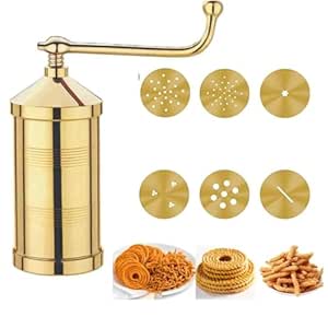Buy Thangam Classic Brass Sev Sancha Idiyappam Achu Murukku Maker with ...
