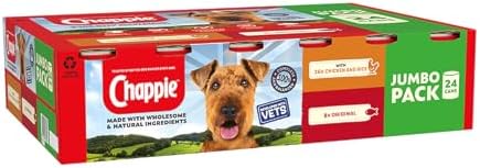 Chappie Wet Adult Dog Food Favourites In Loaf (8 Original and 16 ...