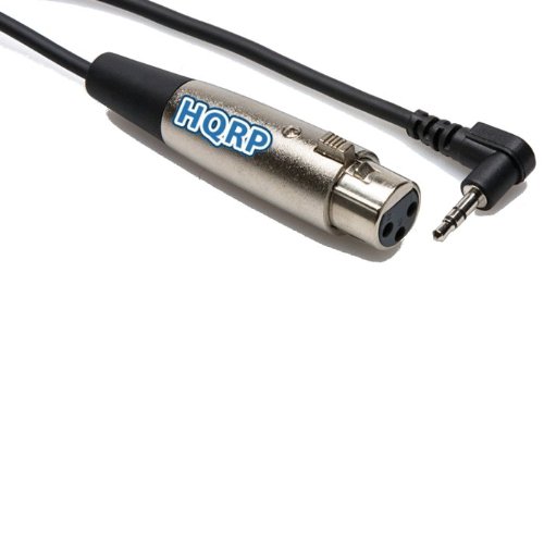 Amazon.com: HQRP 3.5mm to XLR Female 3-pin Cable Cord fits Audio ...