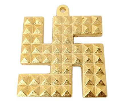 Lante Decor Swastik for Door Entrance Swastik Pyramid Copper Vastu Dosh ...