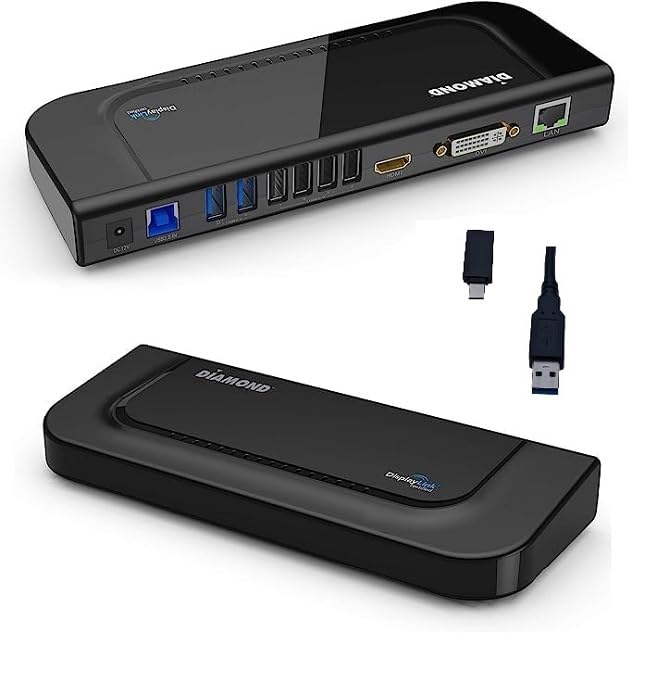 Amazon.com: Diamond Multimedia Dual Video Output, USB/USB-C/TB3 ...