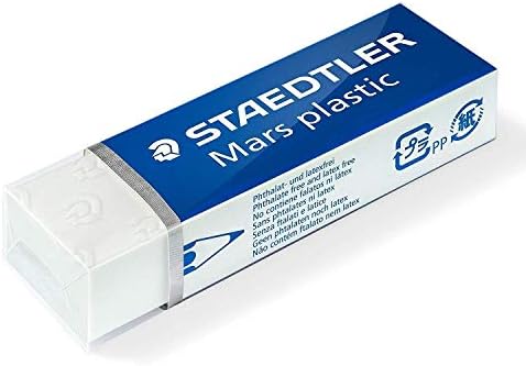 STAEDTLER 52650BK2DA - Mars Plastic Eraser (Pack of 2) : Amazon.co.uk ...