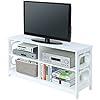 Amazon.com: Convenience Concepts Omega TV Stand, White : Home & Kitchen