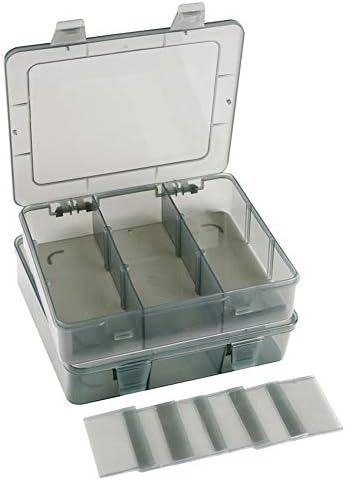 Amazon.com: TOPINSTOCK Plastic Compartment Storage Box With Adjustable ...