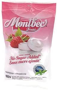 Montbec Frutti Sugarfree Candy, Raspberry, 100 g : Amazon.ca: Grocery ...