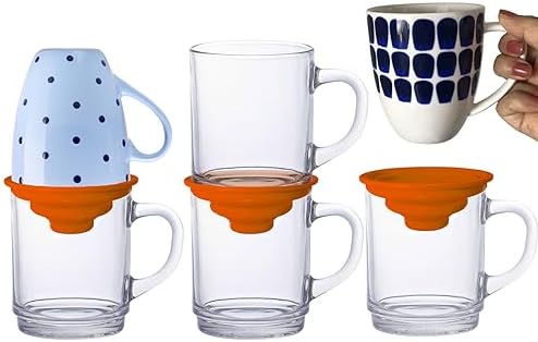 Amazon.com: Mug Stacker Kitchen Cabinet Shelf Organizer for Cupboard ...