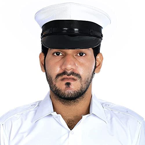 Buy AMS White Cap/Drivers Cap/Uniform Cap (58) at Amazon.in