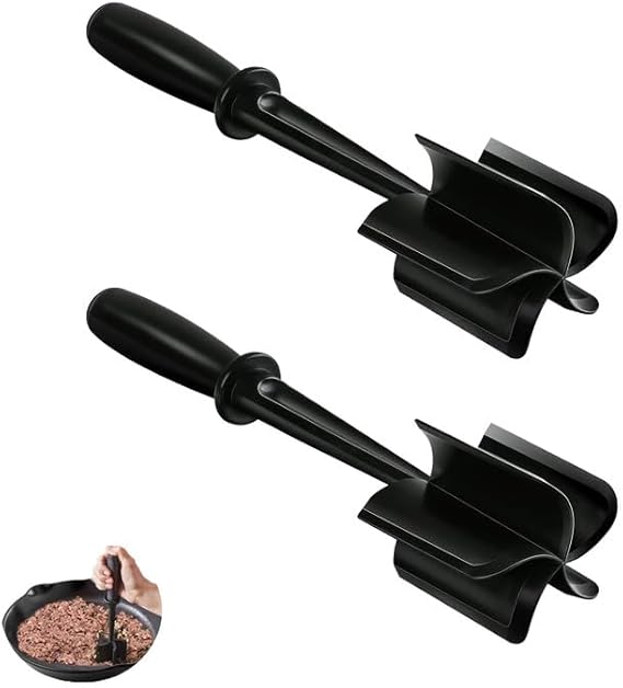Amazon.com: 2 Pack Meat Chopper for Ground Beef, Meat Masher and ...