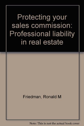 Protecting your sales commission: Professional liability in real estate ...
