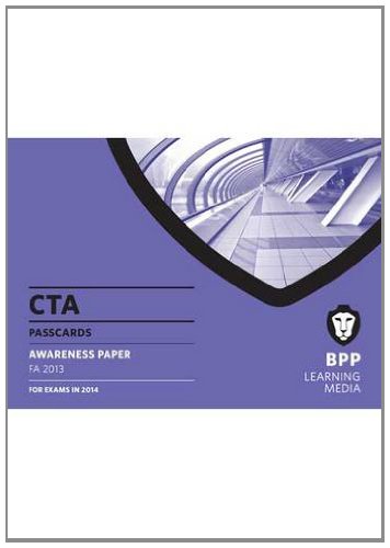 Amazon | CTA Awareness Passcard FA2013: Passcards | BPP Learning Media ...