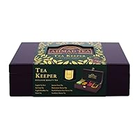 Amazon.com : Ahmad Tea Keeper Wooden Box with 80-Count Assorted Tea ...