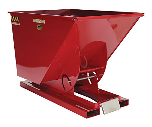 Vestil D-200-LD-SR Steel Light Duty Self Dumping Hopper 2 Cubic Yard ...