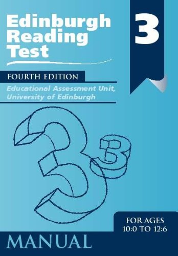 Edinburgh Reading Test 3 PK10: A Series of Diagnostic Teaching AIDS ...