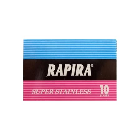 Amazon.com: 10 Rapira Super Stainless Razor Blades - Create Your ...