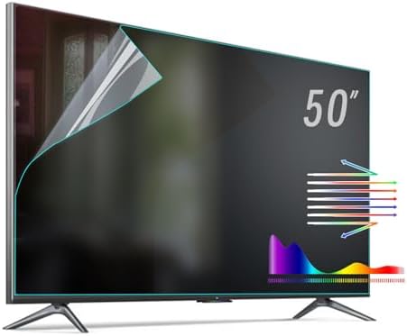 Amazon.com: BU TV Screen Protectors 50 Inch Anti-Glare TV Film,Blue ...