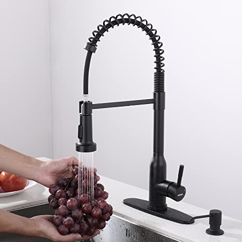 Snapklik.com : Black Touchless Kitchen Faucet KEER Smart Motion Sensor ...