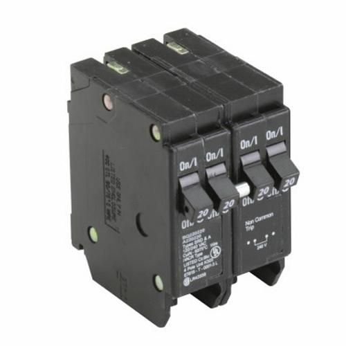 Eaton BQ220220 Plug-On Mount Type BQ Quadplex Circuit Breaker 4-Pole (2 ...