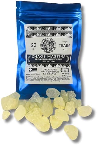 Amazon.com : Pure Chios Mastiha Mastic Gum, 20g - Chaos Mastiha Large ...
