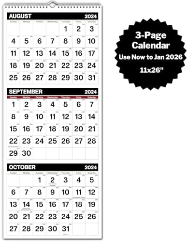 Amazon.com: 2024-2025 Wall Calendar - 3 Months Wall Calendar from April ...