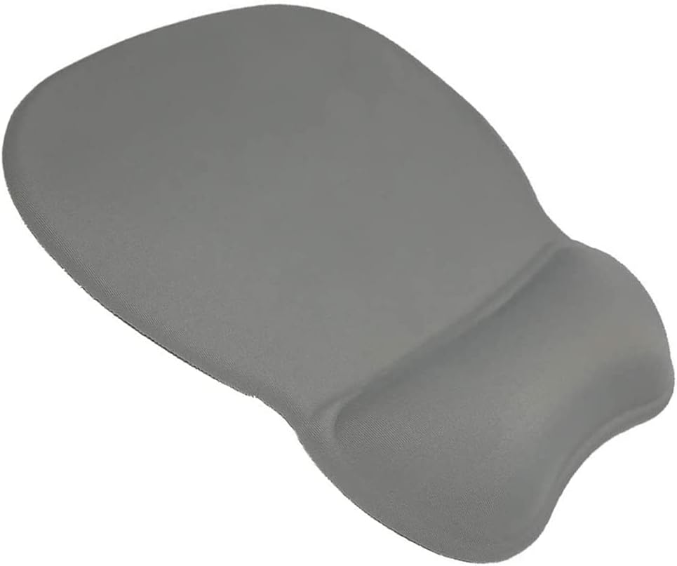 Amazon.co.jp：mitas マウスパッド リストレスト グレー リストレスト付マウスパッド リストレスト一体型 低反発 柔らかい ...