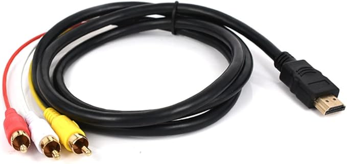 Amazon | Itisyou HDMI変換ケーブル hdmi 変換 HDMI ケーブル HDMI to AV HDMI to 3RCA HDMI 3色ケーブル 変換 ビデオ ケーブル ...