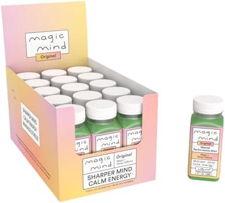 Amazon.com: Magic Mind Energy And Focus Drink Shots - Stress Relieving ...