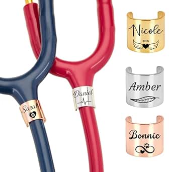 Stethoscope Name Tag Personalized, Stethoscope ID Tag Label Accessories ...