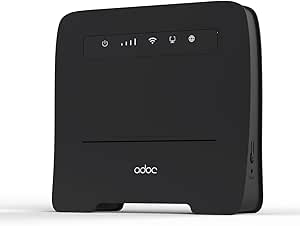 Router ADOC R45, 4G Cat 4, Velocidad de WiFi Superior a 300mbps, Compatible con FDD/TDD-LTE ...