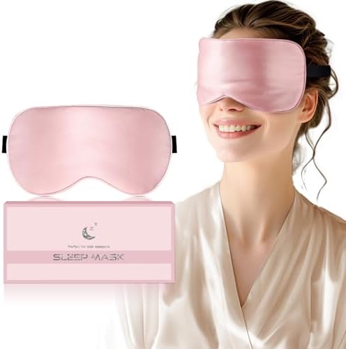 Amazon.com: Sleep Mask for Side Sleeper100% Blackout 3D Sleep Eye Mask ...