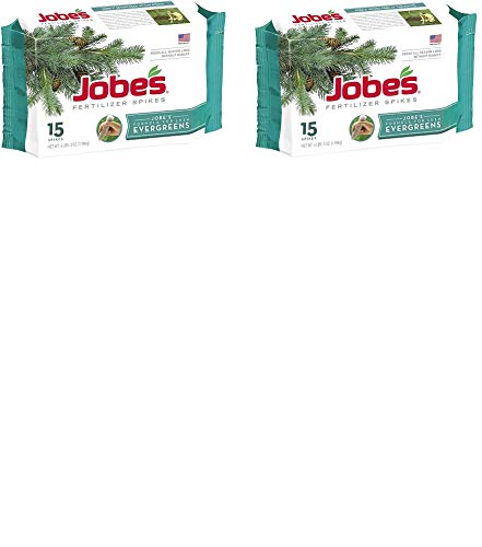 Amazon.com : Jobe's 01661 Evergreen Fertilizer Spikes, 15(2-Pack ...