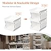 Amazon.com: Lifewit Plastic Stackable Storage Baskets, 3 Tier Stacking ...