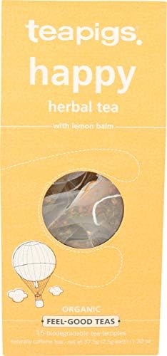 Amazon.com : Teapigs, Tea Happy Organic, 15 Count : Grocery & Gourmet Food