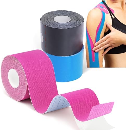 Amazon.com: Kinesiology Tape Pro Precut 20 Strips Athletic Sports ...