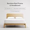 Amazon.com: Nectar Bamboo Platform Bed Frame & Headboard - Natural ...