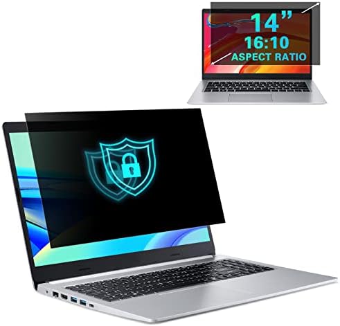 Amazon.com: Laptop Privacy Screen 14 Inch Filter for 16:10 Widescreen ...