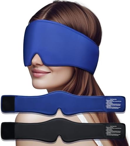 Amazon.com: 2 Pack Cooling Gel Eye Mask - Puffy Eyes, Dark Circles ...