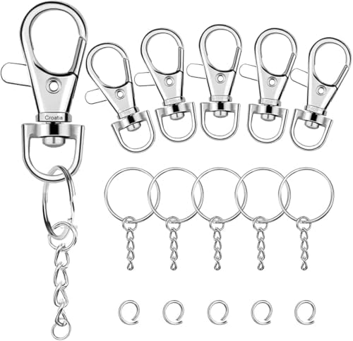 35 Mm Alloy Key Chain Rings Swivel Clasps Lanyard Snap Hook Lobster ...