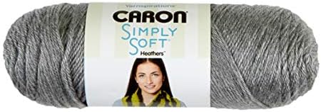 Amazon.com: Bulk Buy: Caron Simply Soft (2-Pack) (Heather Grey)