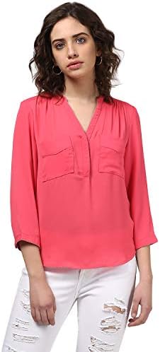 Harpa haut uni pour femmes, rose, Taille L : Amazon.fr: Mode