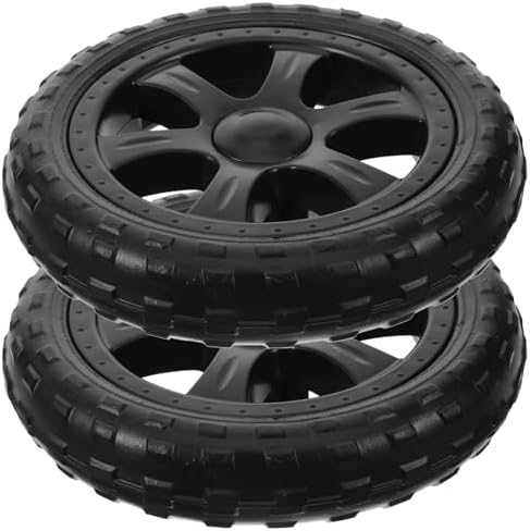 Amazon.com: Suiwotin 2PCS Black Shopping Cart Wheels Replacement Rubber ...